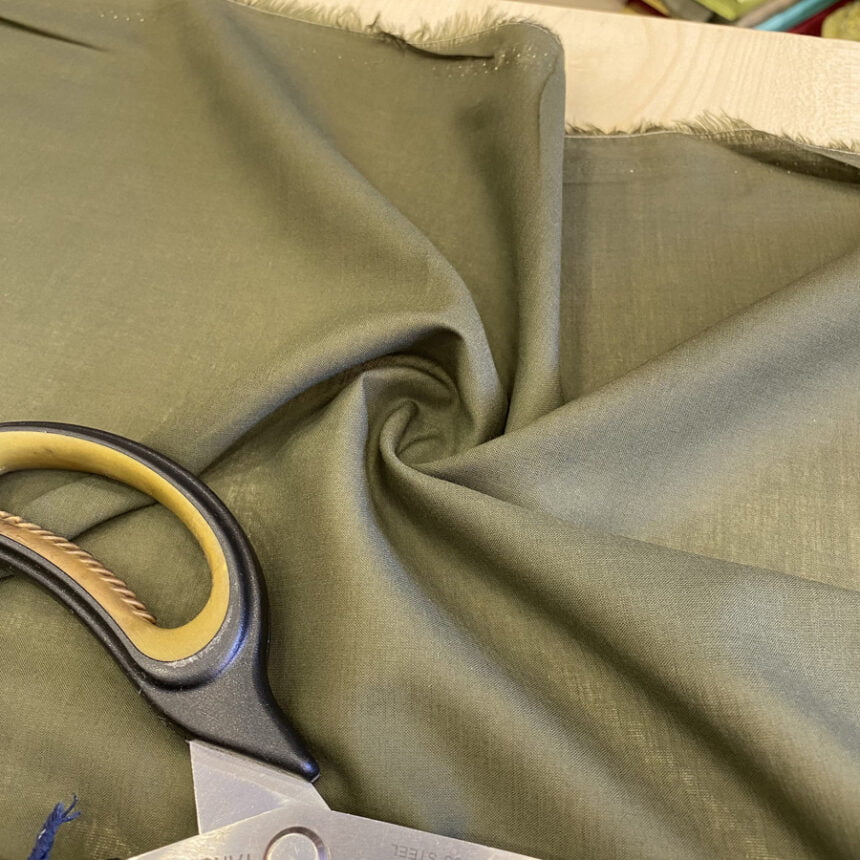 Haki Pamuk Vual Kumaş 15 - Yeşim Kumaş