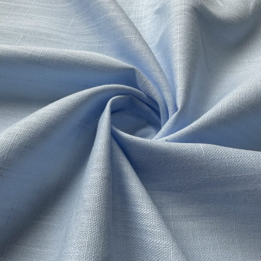 Bebe Mavisi Pamuk Keten Kumaş 86 - Yeşim Kumaş